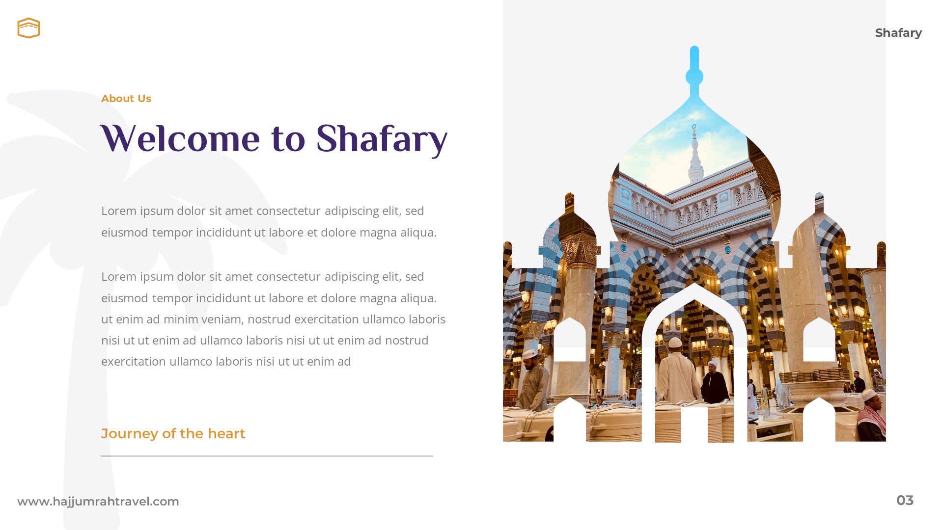 Shafary - Umrah & Hajj PowerPoint template, Presentation Templates