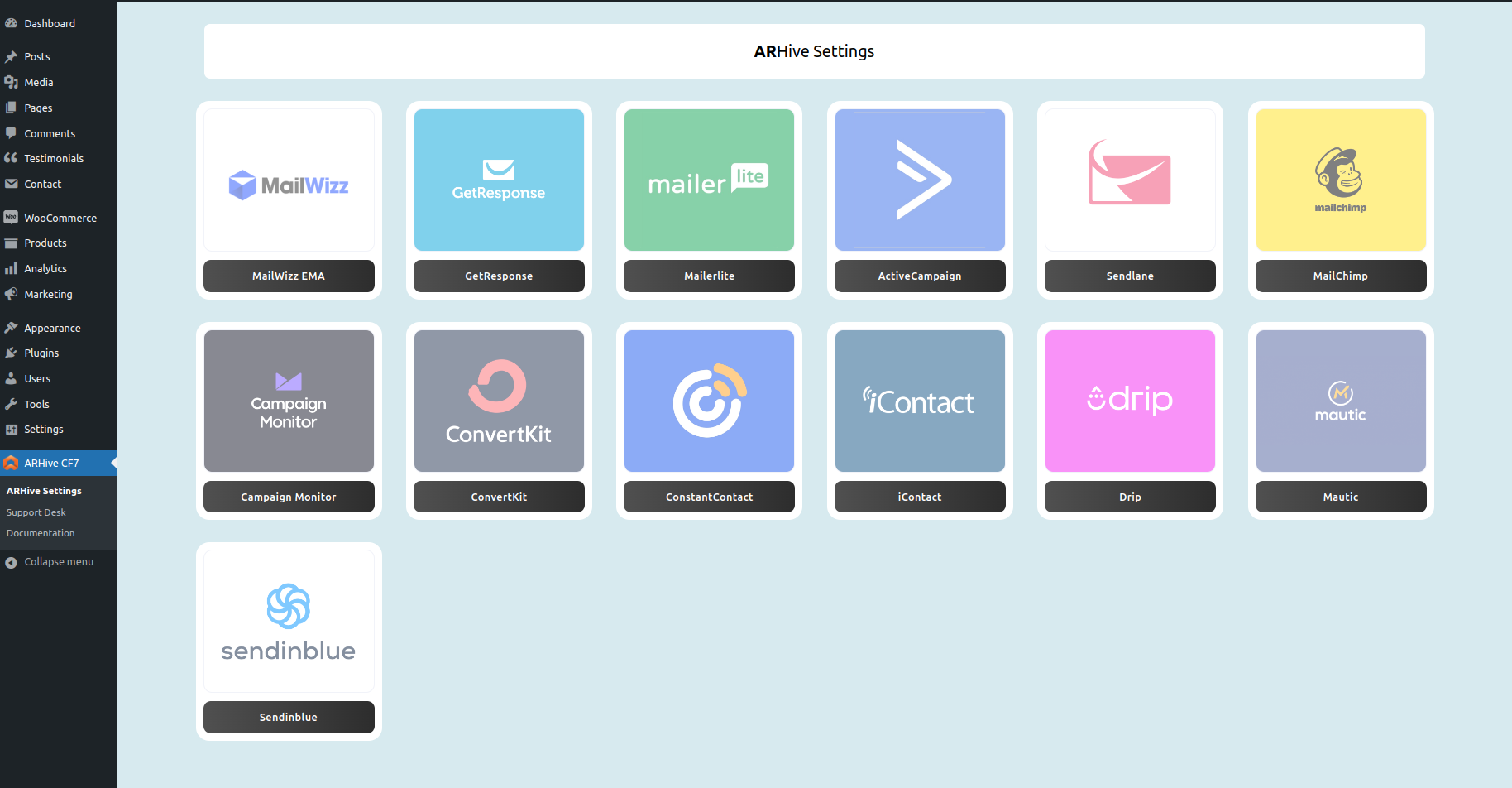 AR hive CF7 Autoresponder Integration WordPress Plugin by Ommune | CodeCanyon