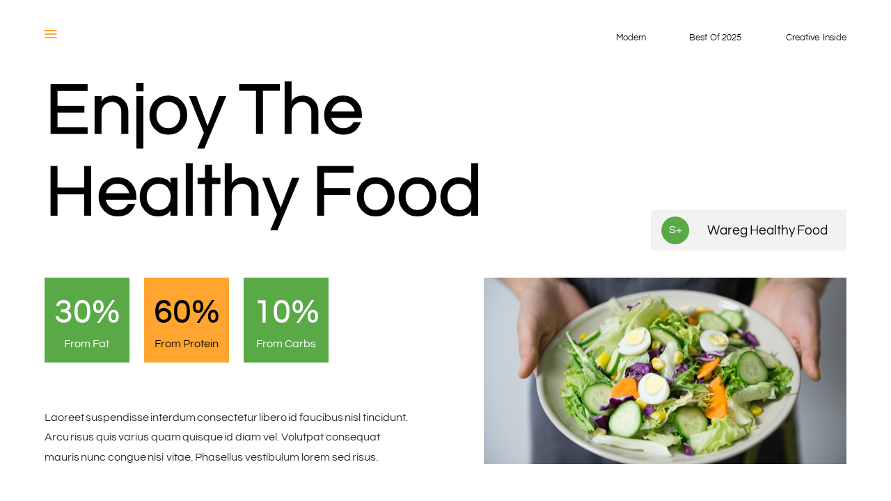 Green Orange Healthy Food Presentation Template PPTX, Presentation ...
