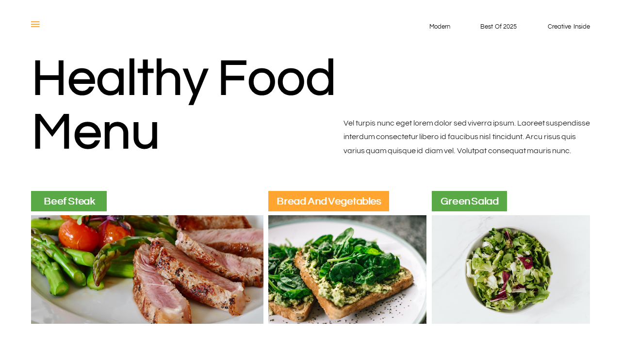 Green Orange Healthy Food Presentation Template Keynote by aapss ...