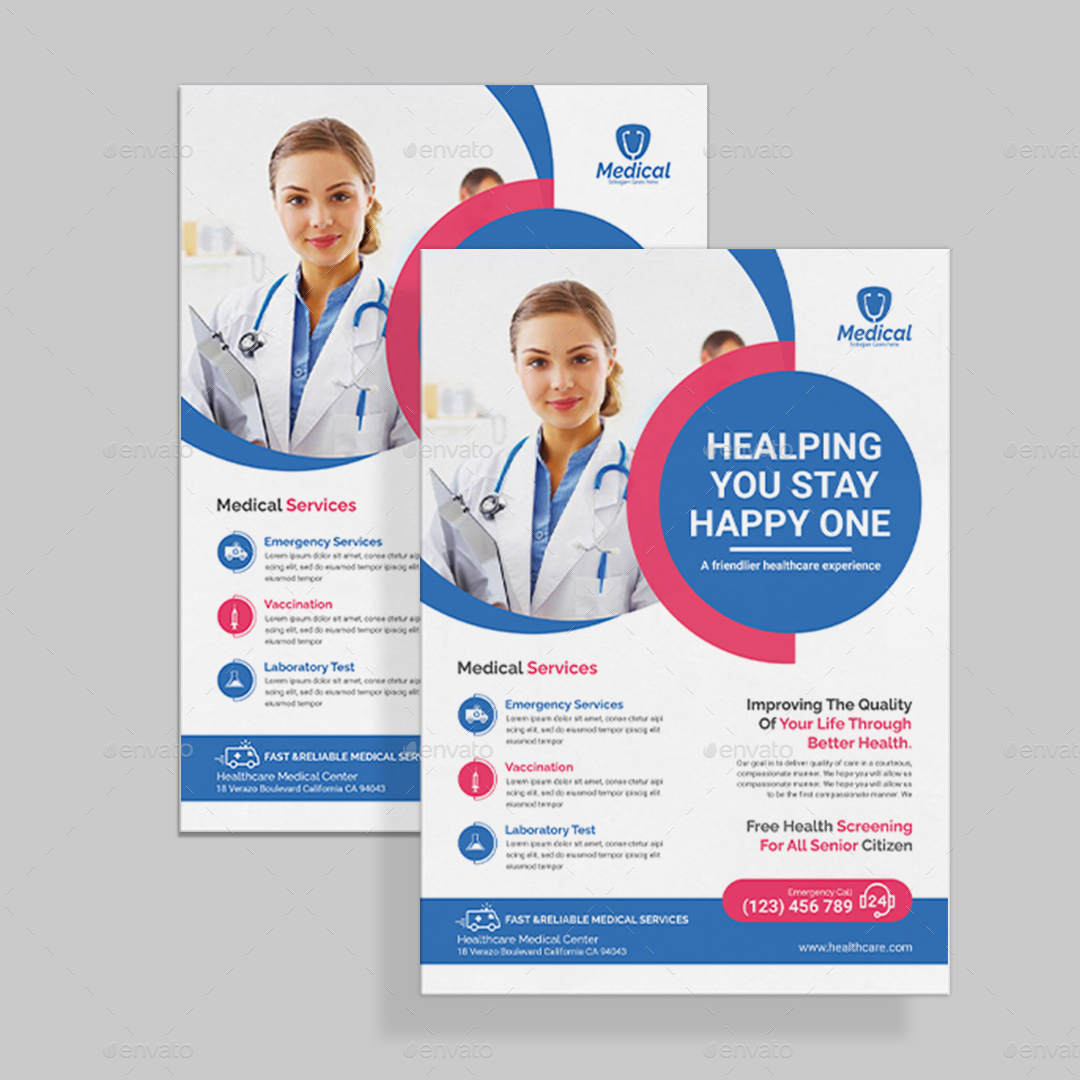 Medical Flyer Bundle, Print Templates | GraphicRiver