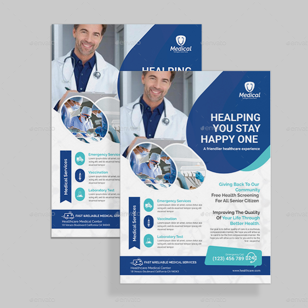 Medical Flyer Bundle, Print Templates | GraphicRiver