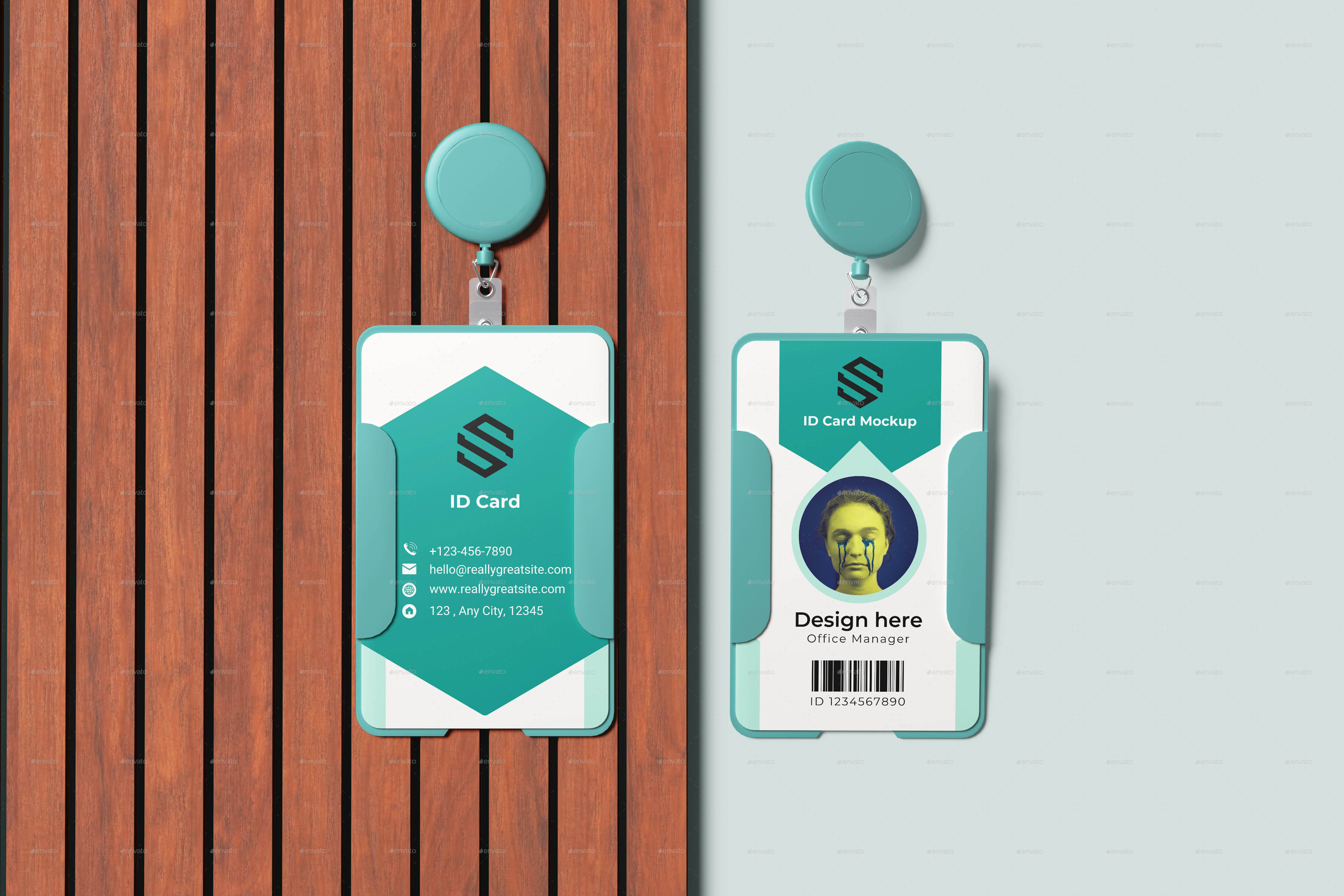 ID Card Holder Mockup, Graphics | GraphicRiver