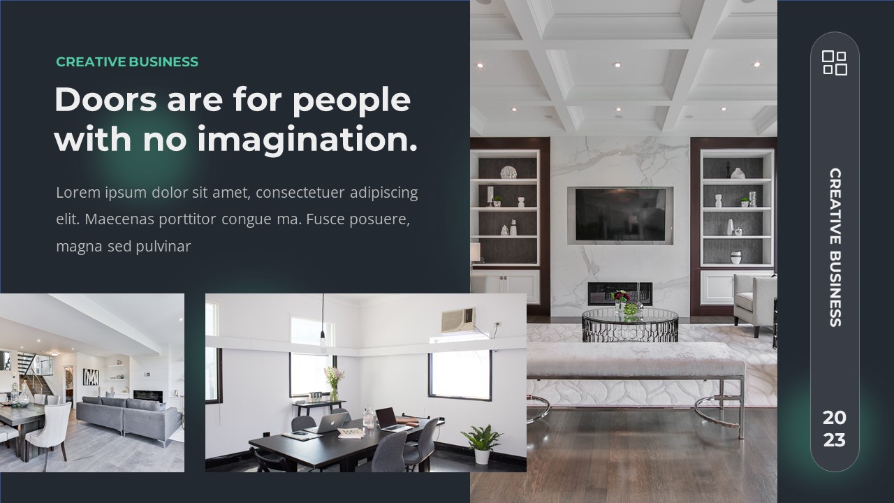 Interior-X - Creative Business Powerpoint Template, Presentation Templates