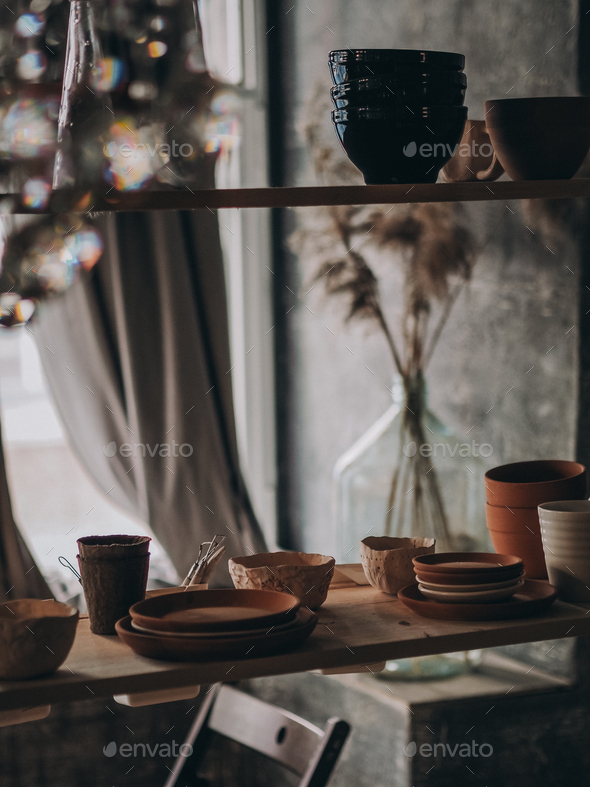 Creative space, pottery shop Stock Photo by oliamagnolia | PhotoDune