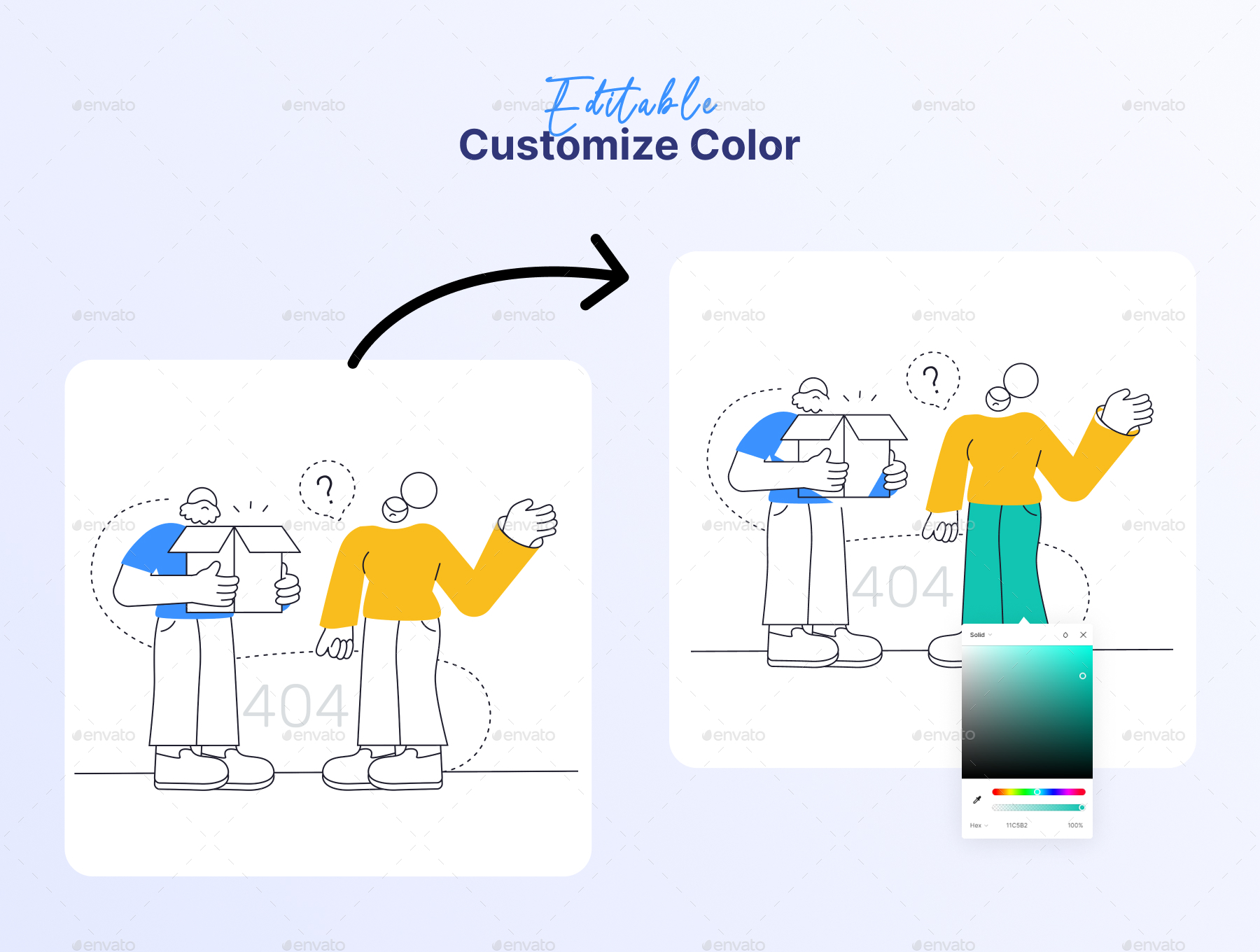 Empty State Illustrations, Graphics | GraphicRiver
