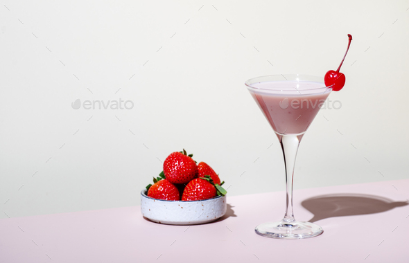 Bounty martini summer alcoholic cocktail drink with vodka, liqueur ...