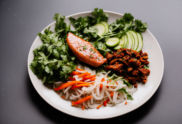 Thai food: Jaew bong, chili dip and fermented fish with vegetables ...