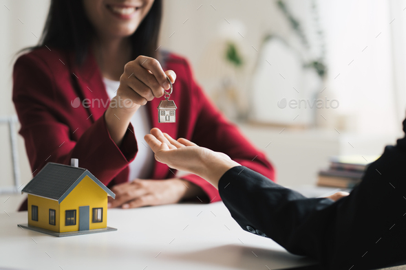 Real estate inheritance concept and contract agreement. The customer ...