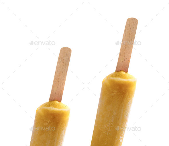 Yellow ice lollies Stock Photo by ozaiachin | PhotoDune