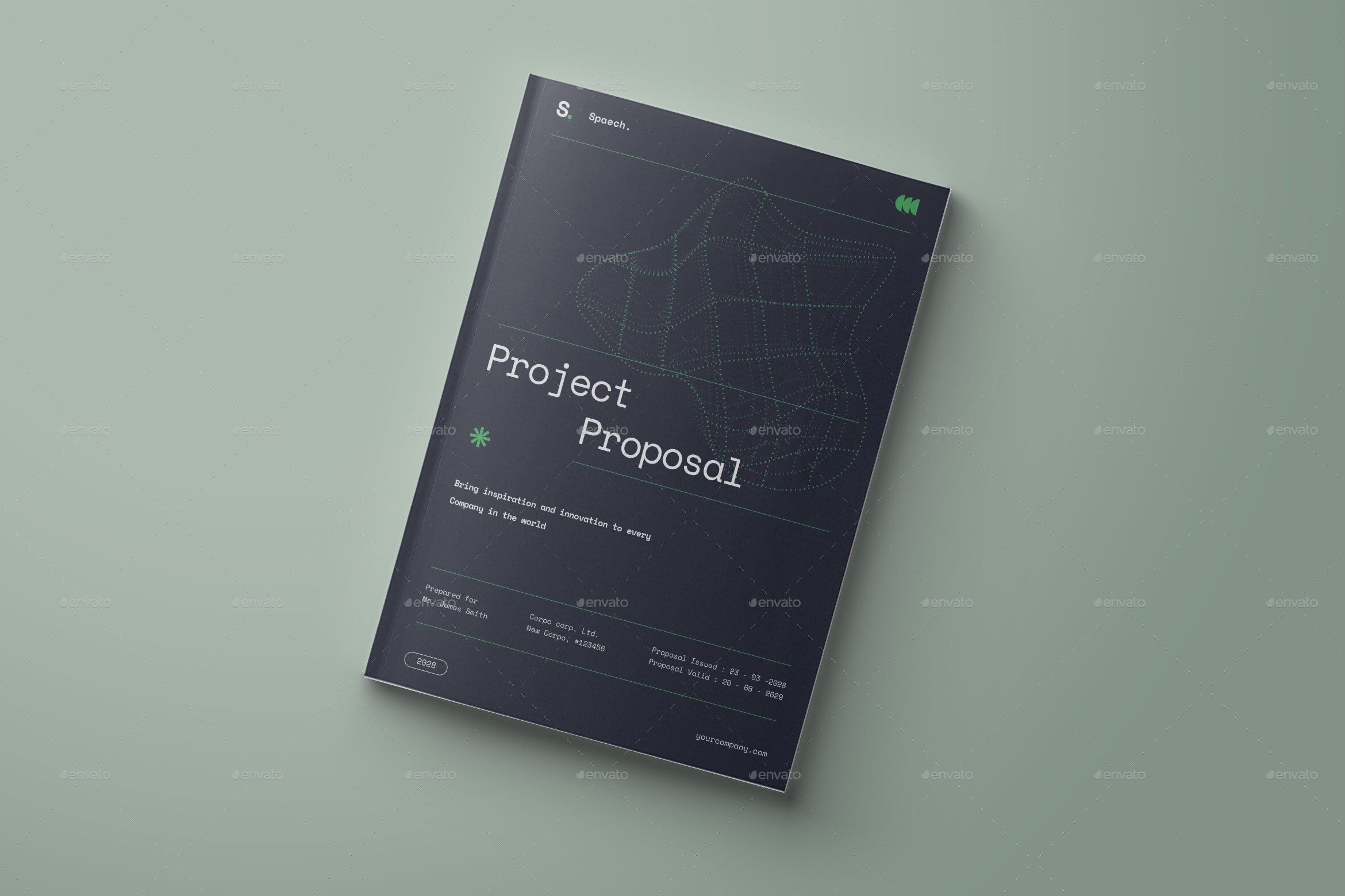 Project Proposal Template | Spaech, Print Templates | GraphicRiver