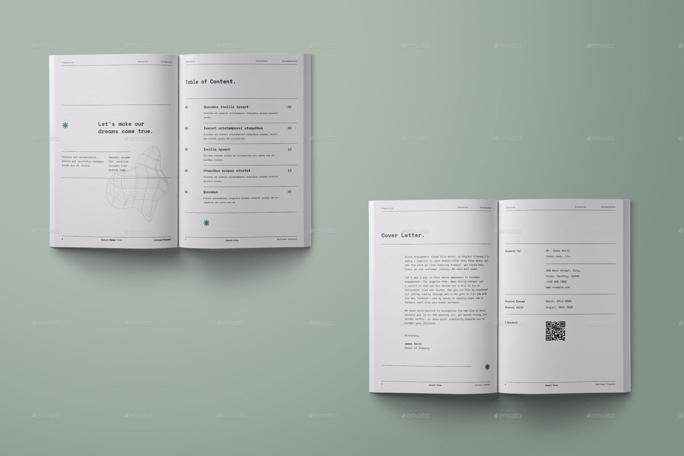 Project Proposal Template | Spaech, Print Templates | GraphicRiver