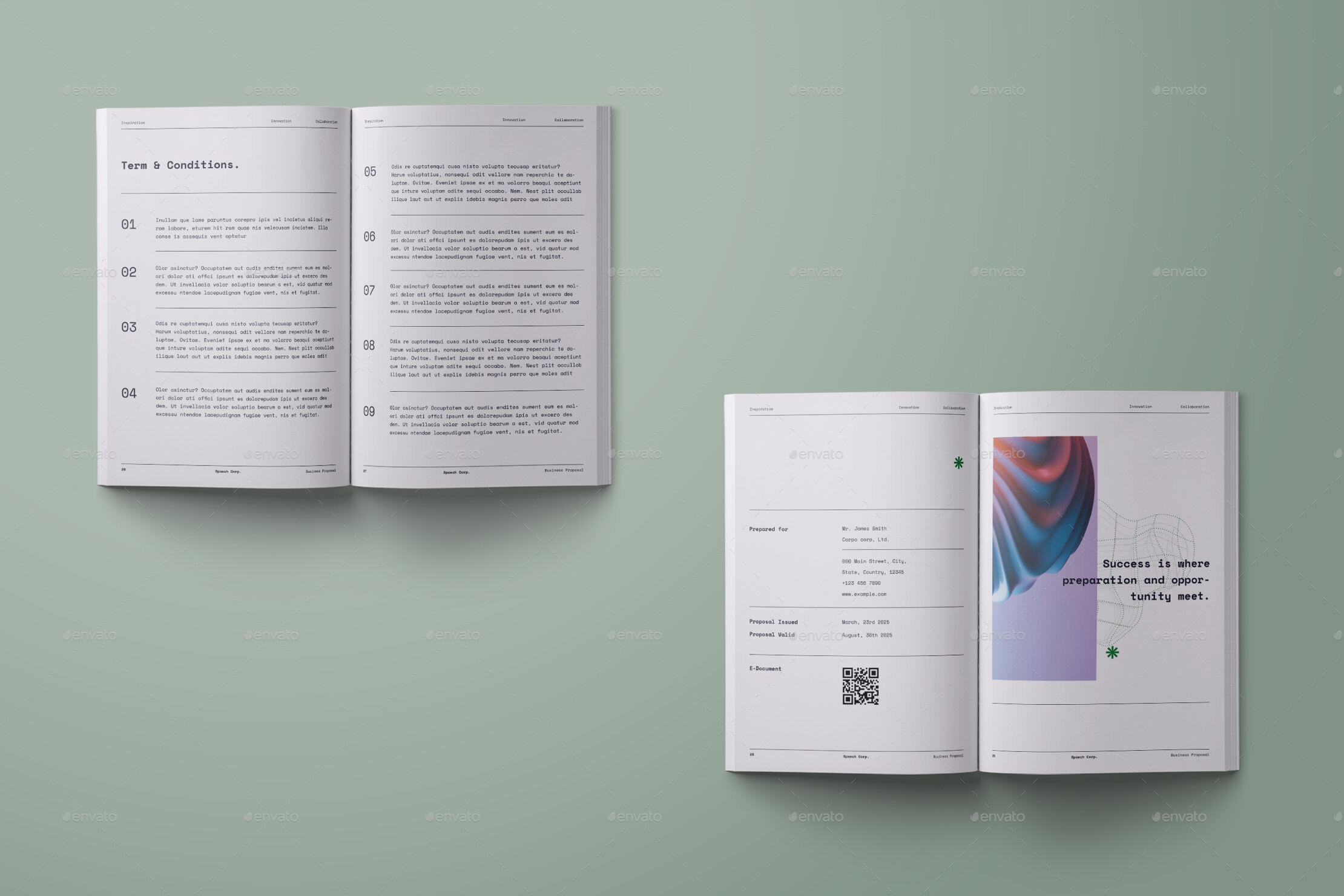 Project Proposal Template | Spaech, Print Templates | GraphicRiver