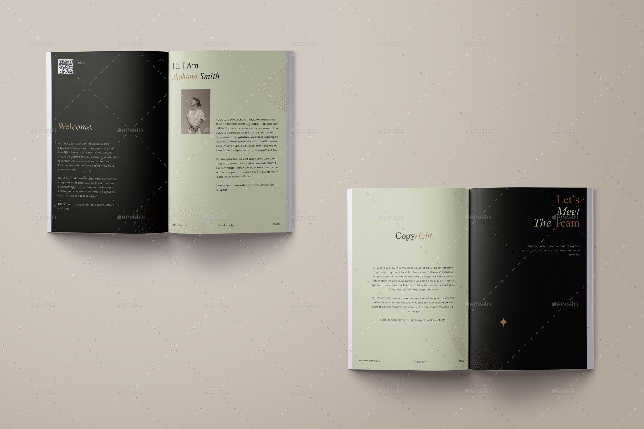 Course Workbook Template | Nezzom, Print Templates | GraphicRiver