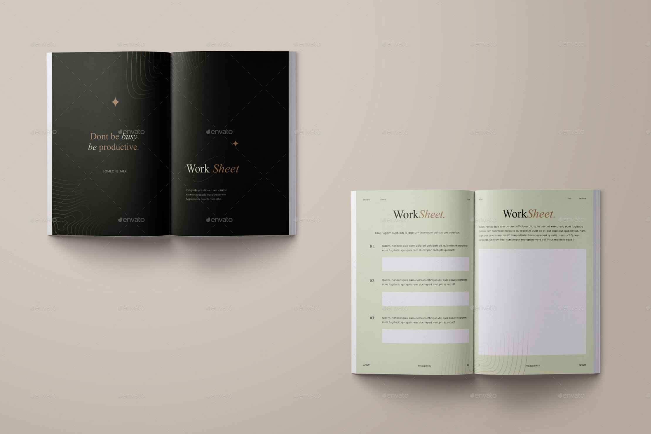 Course Workbook Template | Nezzom, Print Templates | GraphicRiver