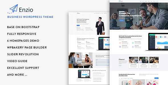 Enzio - Responsive Business WordPress Theme by gavias | ThemeForest
