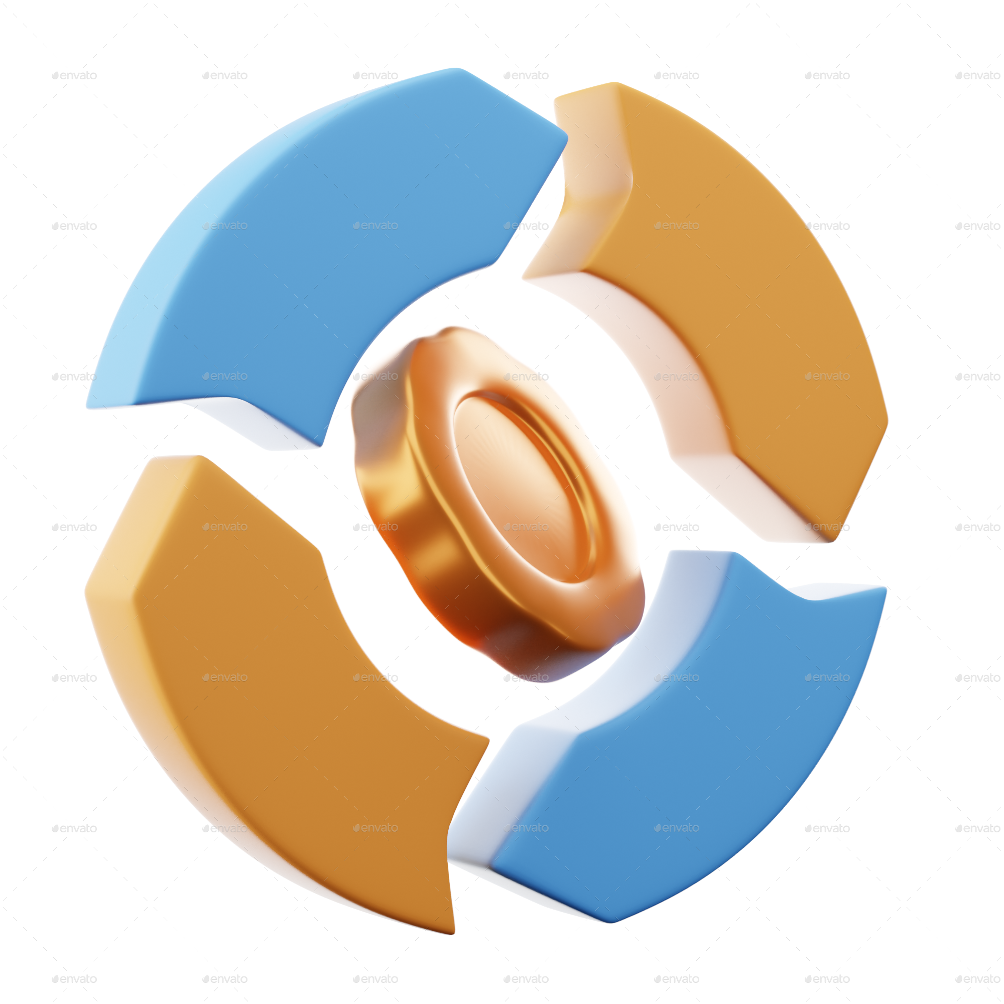 Finance pack Stylized 3d Style, Icons | GraphicRiver