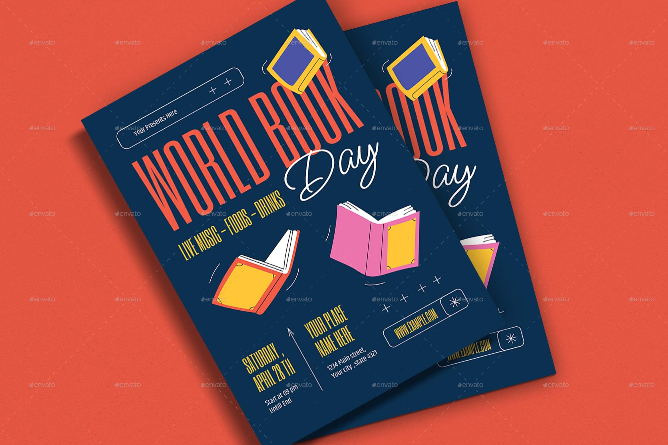 World Book Day Flyer, Print Templates | GraphicRiver
