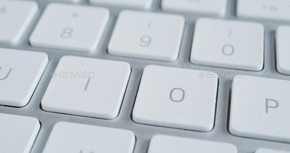 White digital computer keyboard key Stock Photo by leungchopan | PhotoDune