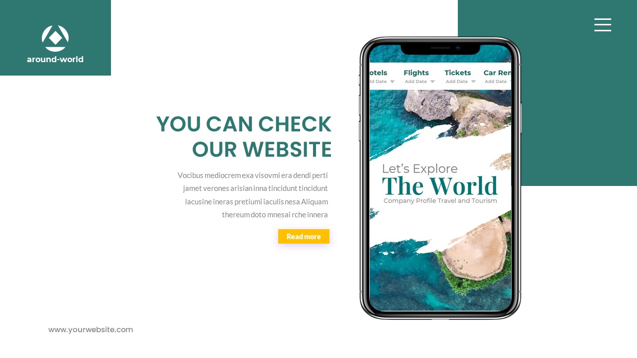 Company Profile Travel and Tourism Powerpoint Template, Presentation ...