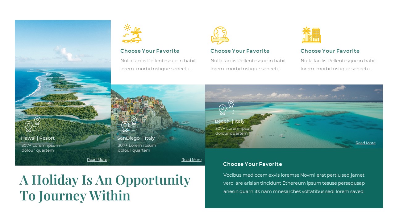 Company Profile Travel and Tourism Keynote Template, Presentation Templates