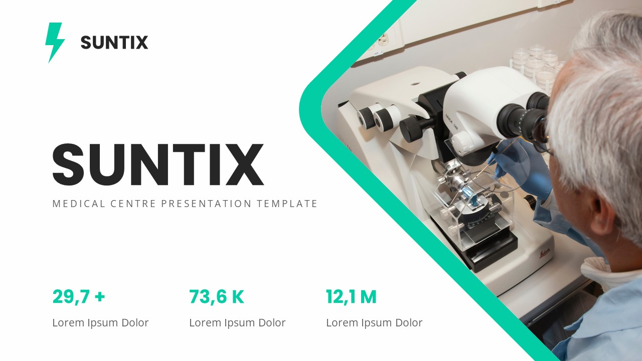 Suntix - Medical Centre Powerpoint Template, Presentation Templates