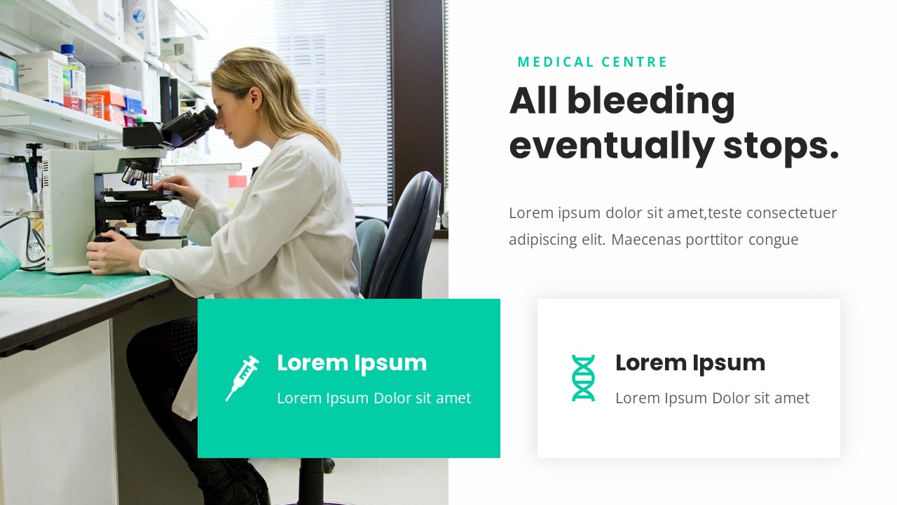 Suntix - Medical Centre Powerpoint Template, Presentation Templates