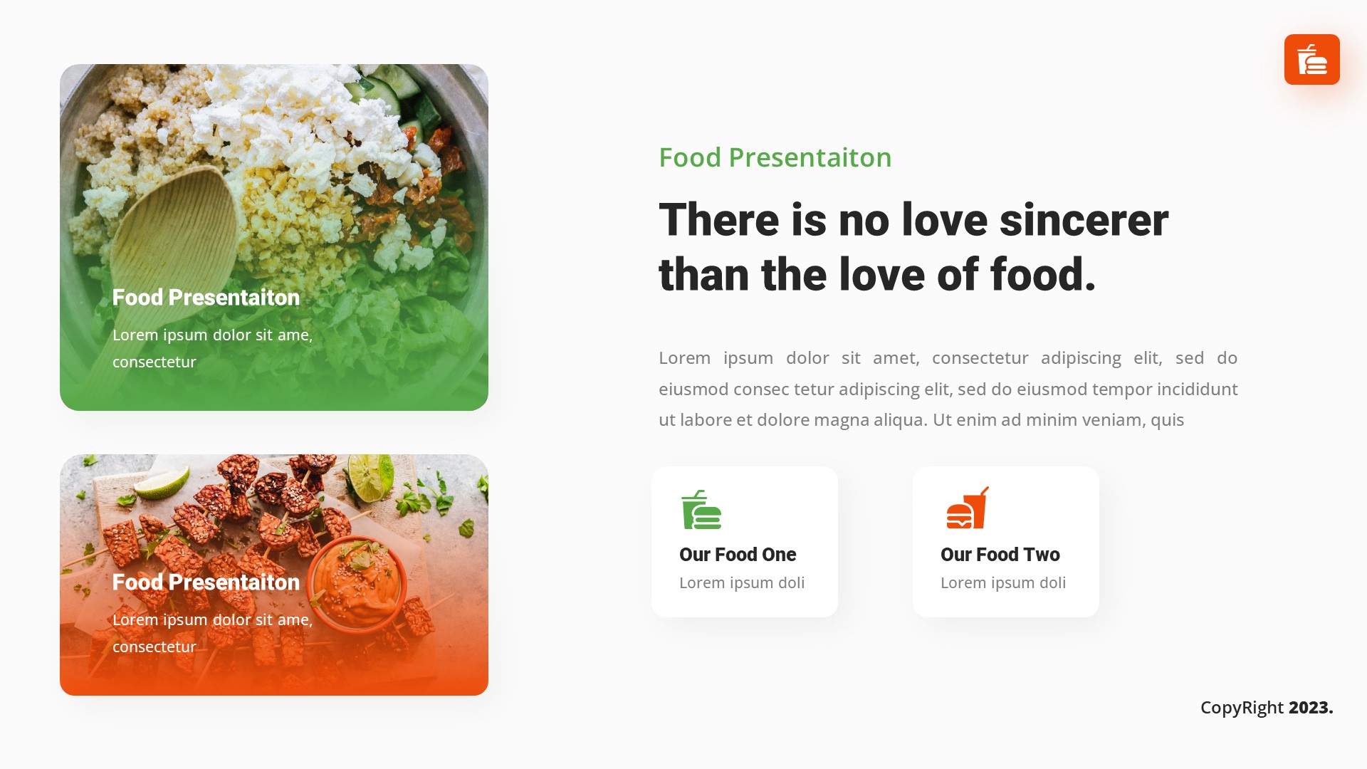 Deliver - Food Powerpoint Template, Presentation Templates | GraphicRiver