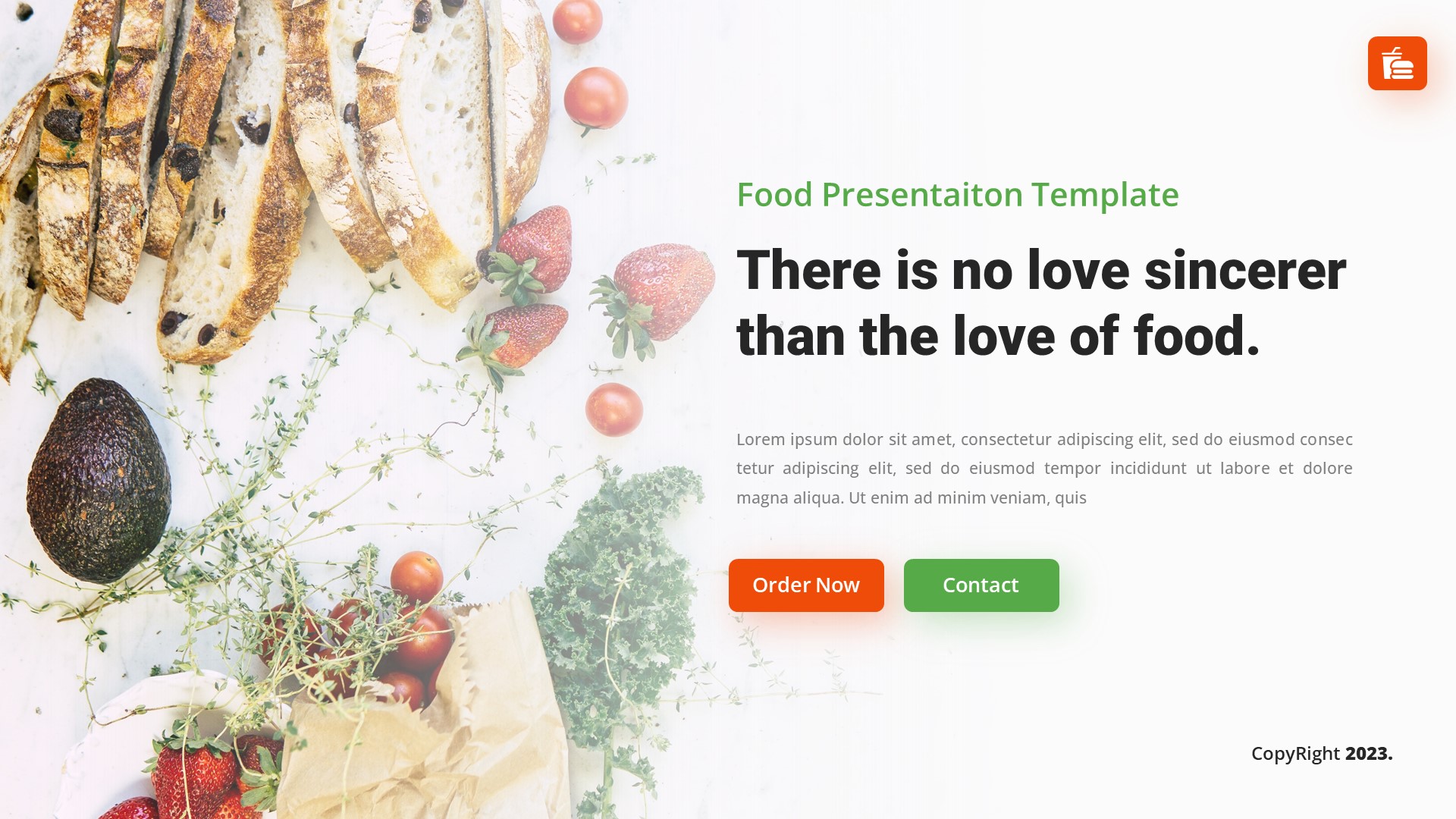 Deliver - Food Powerpoint Template, Presentation Templates | GraphicRiver