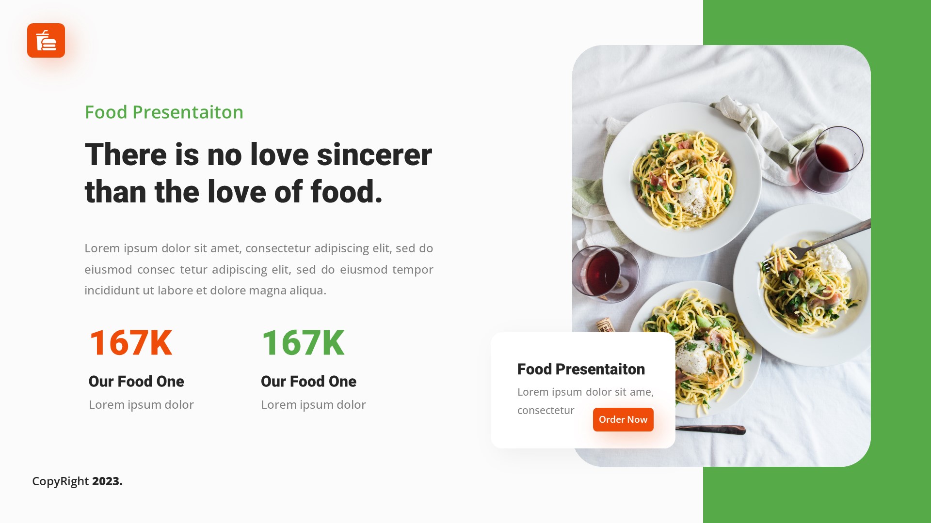 Deliver - Food Google Slides Template, Presentation Templates ...