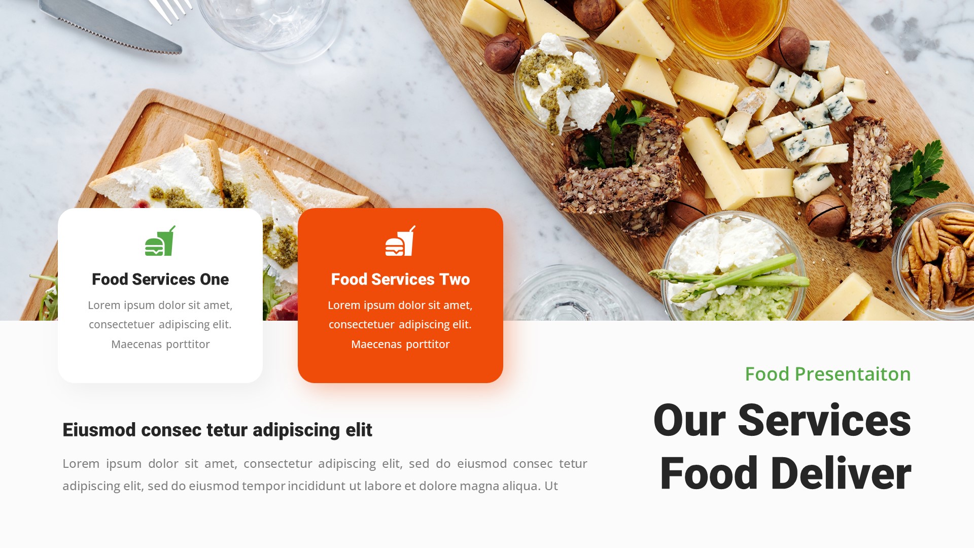 Deliver - Food Google Slides Template, Presentation Templates ...
