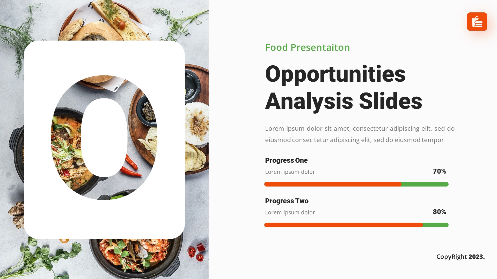 Deliver - Food Google Slides Template, Presentation Templates ...