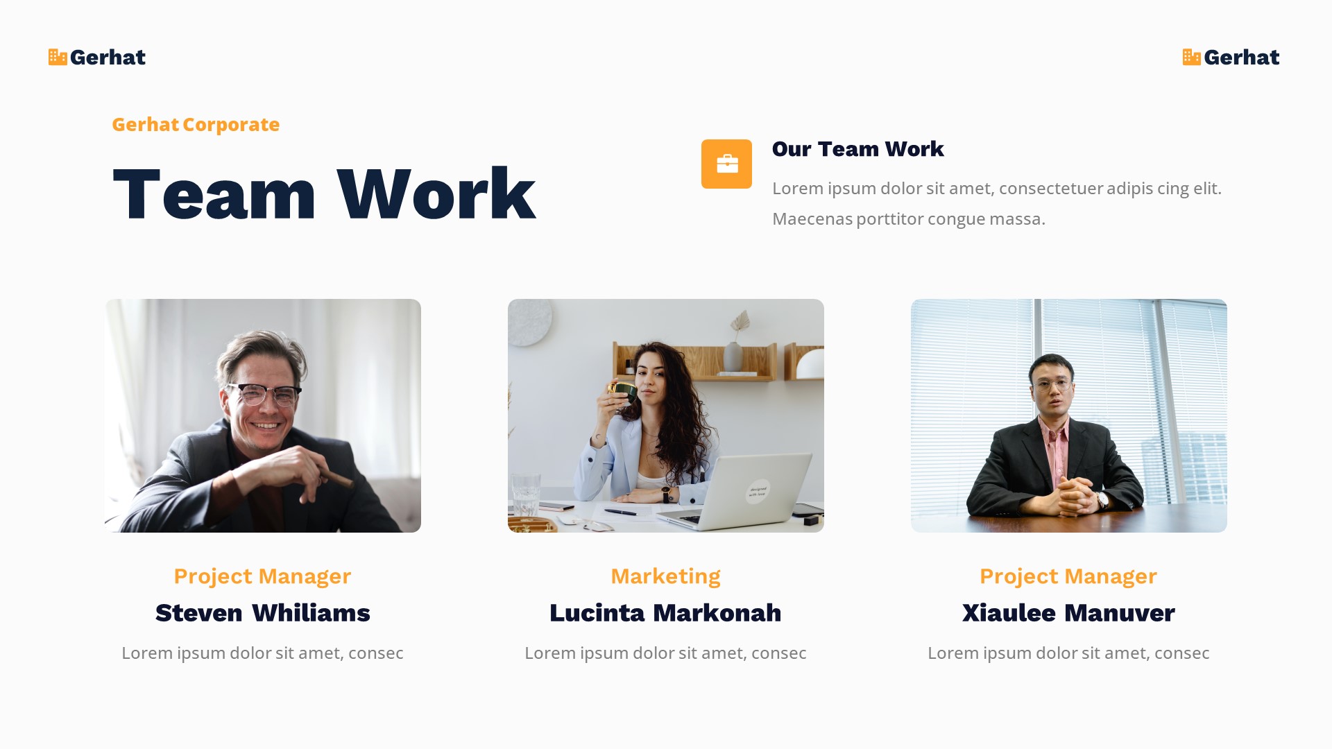Gerhat - Corporate Powerpoint Template, Presentation Templates ...