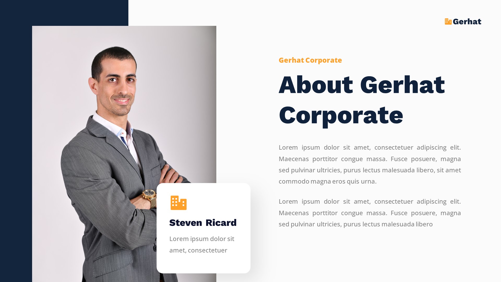 Gerhat - Corporate Powerpoint Template, Presentation Templates ...