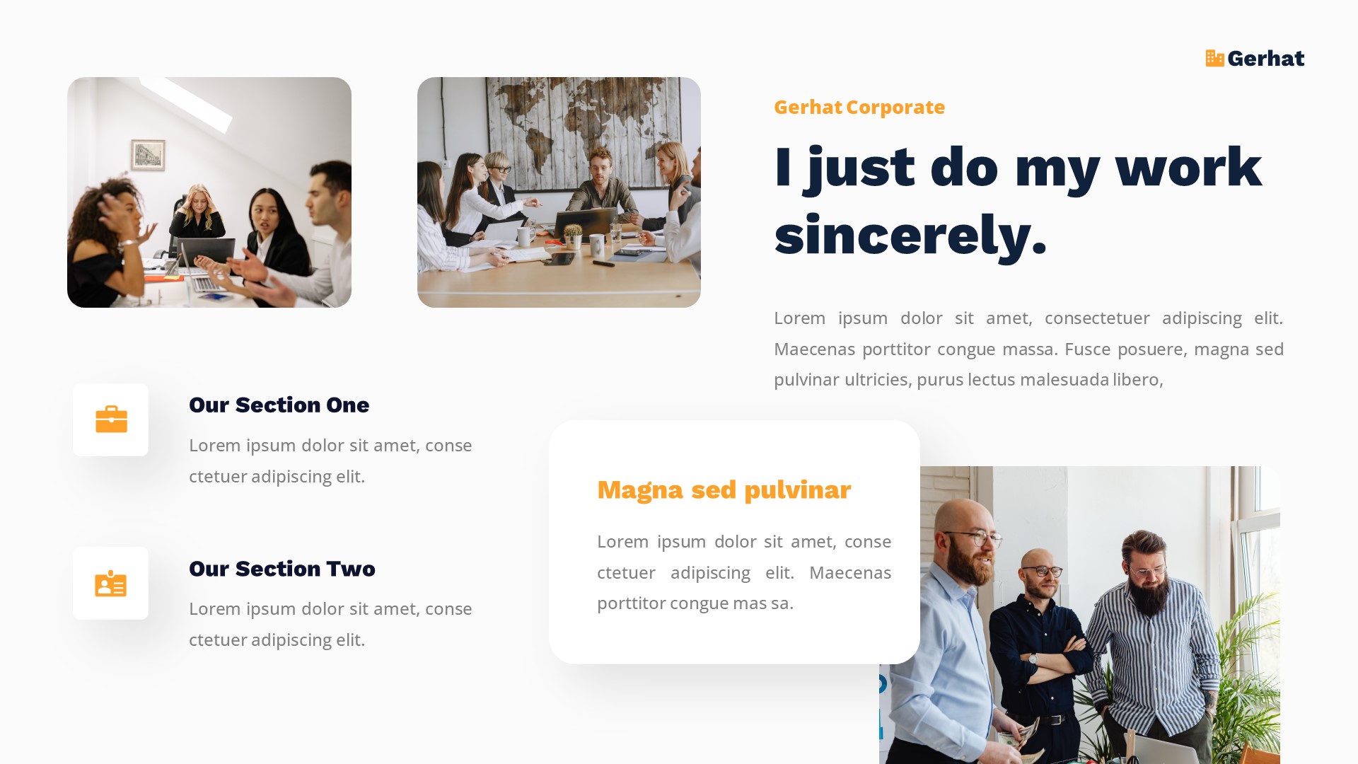 Gerhat - Corporate Powerpoint Template, Presentation Templates ...