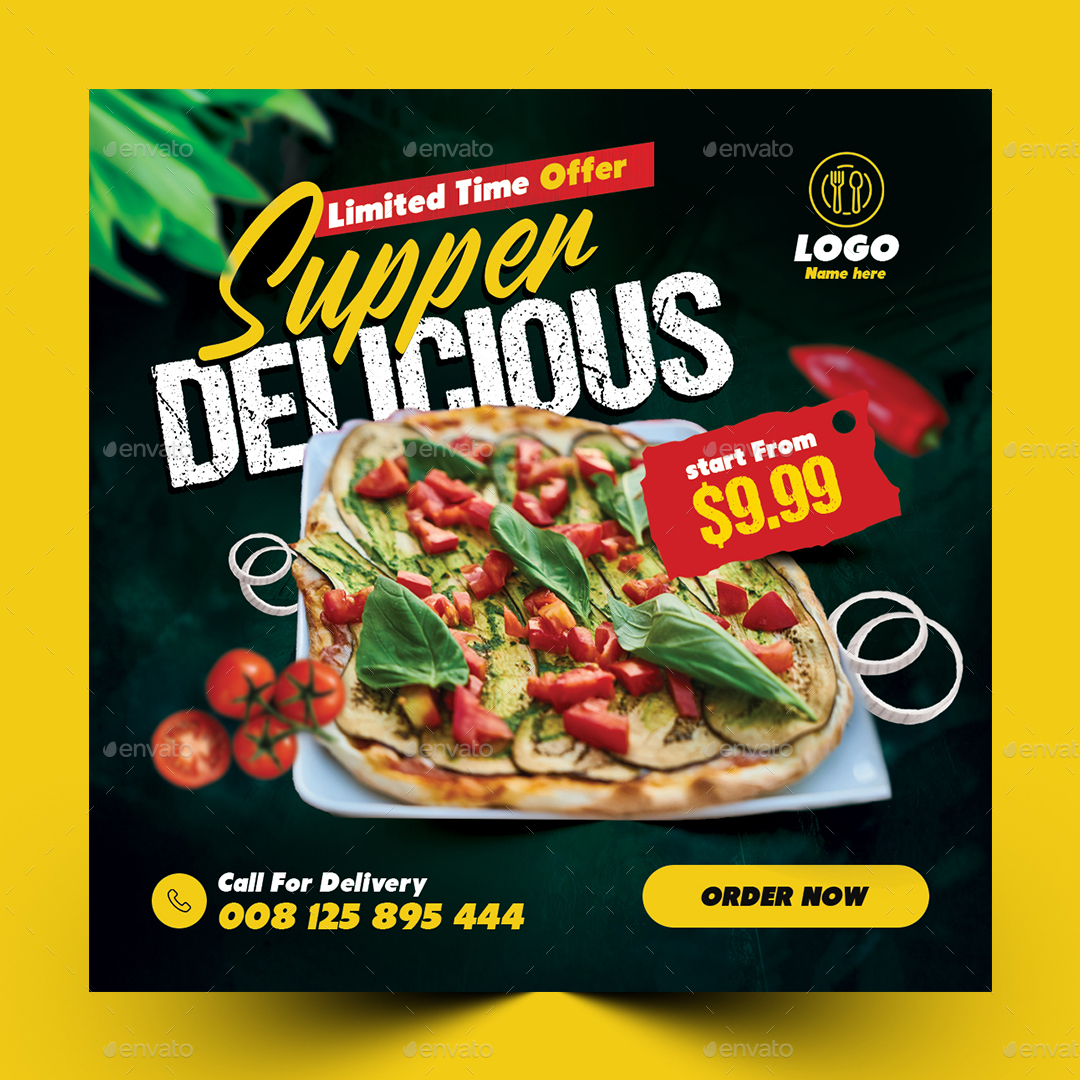 Food Flyer, Print Templates | GraphicRiver