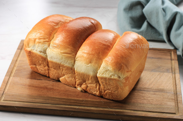Fresh Baked Japanese Soft and Fluffy Bun White Bread, Popular as ...