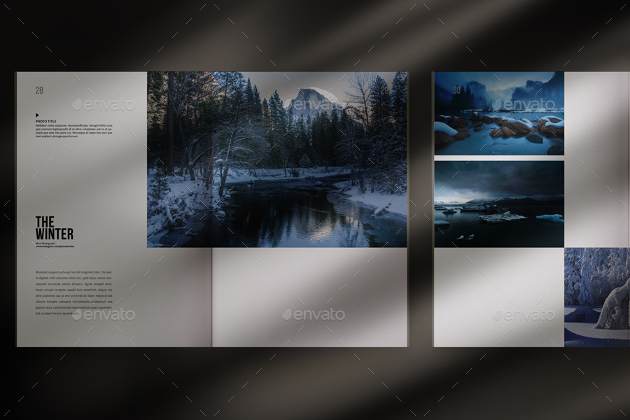 Photography Portfolio / Photobook / Photo Album Template, Print Templates