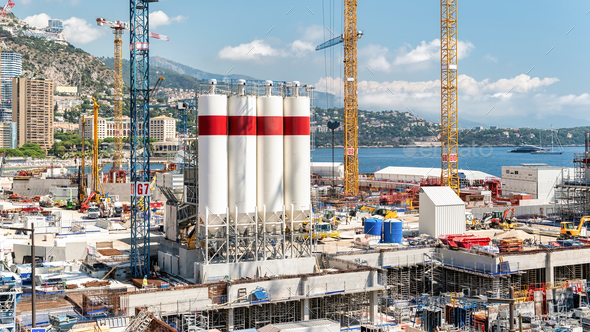 Construction works in Monaco Stock Photo by frimufilms | PhotoDune