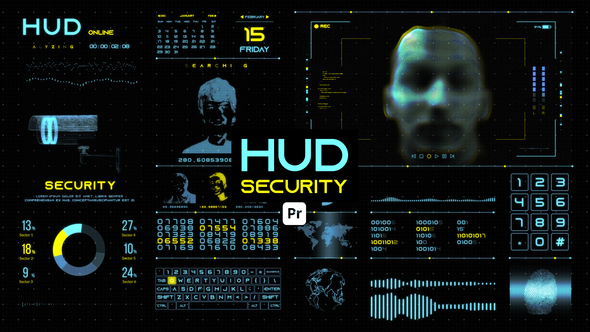 HUD Security for Premiere Pro, Premiere Pro Templates | VideoHive