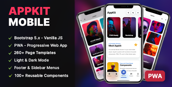 AppKit Mobile by Enabled | ThemeForest