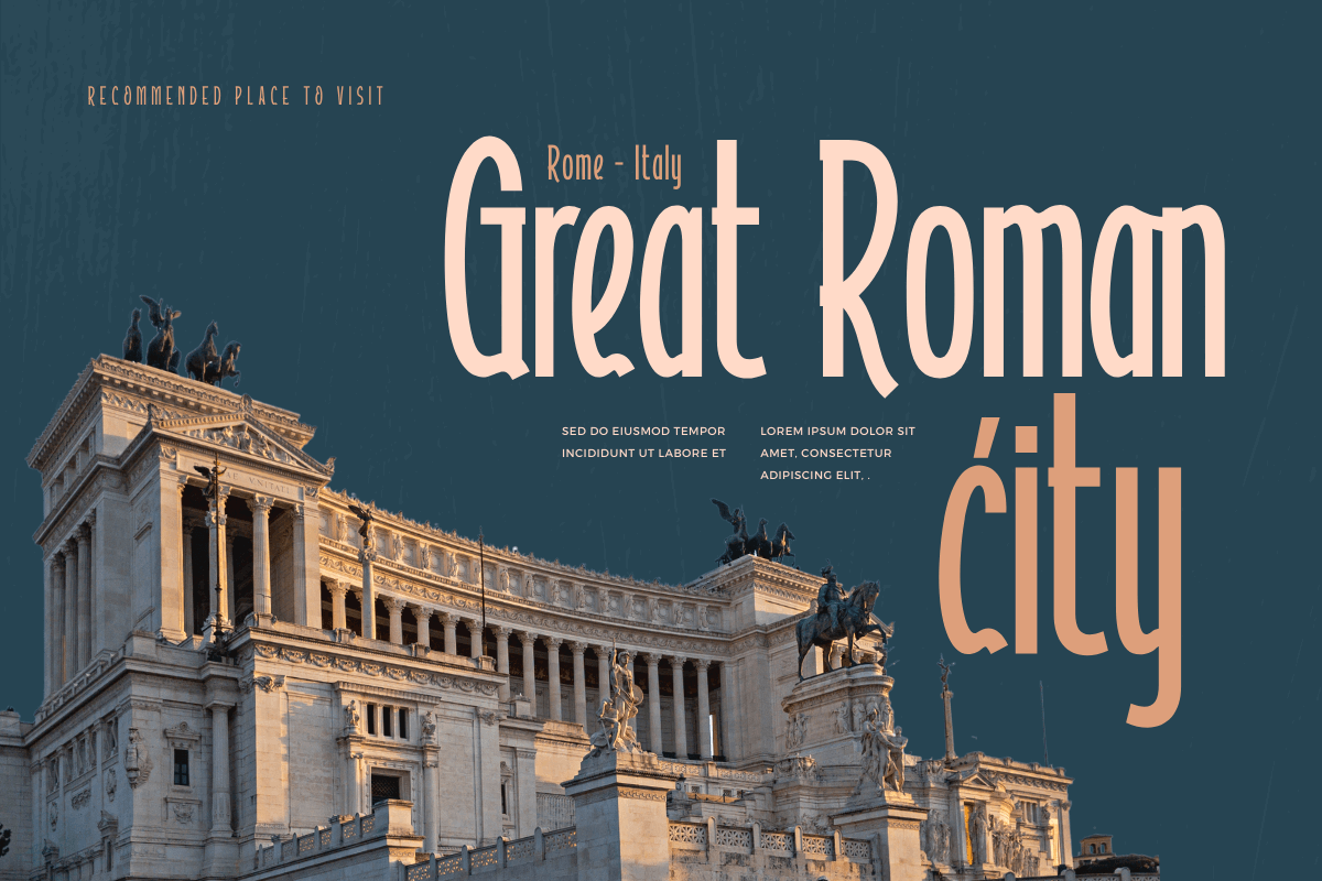 Atoverz – Retro Condensed Font by twinletter | GraphicRiver