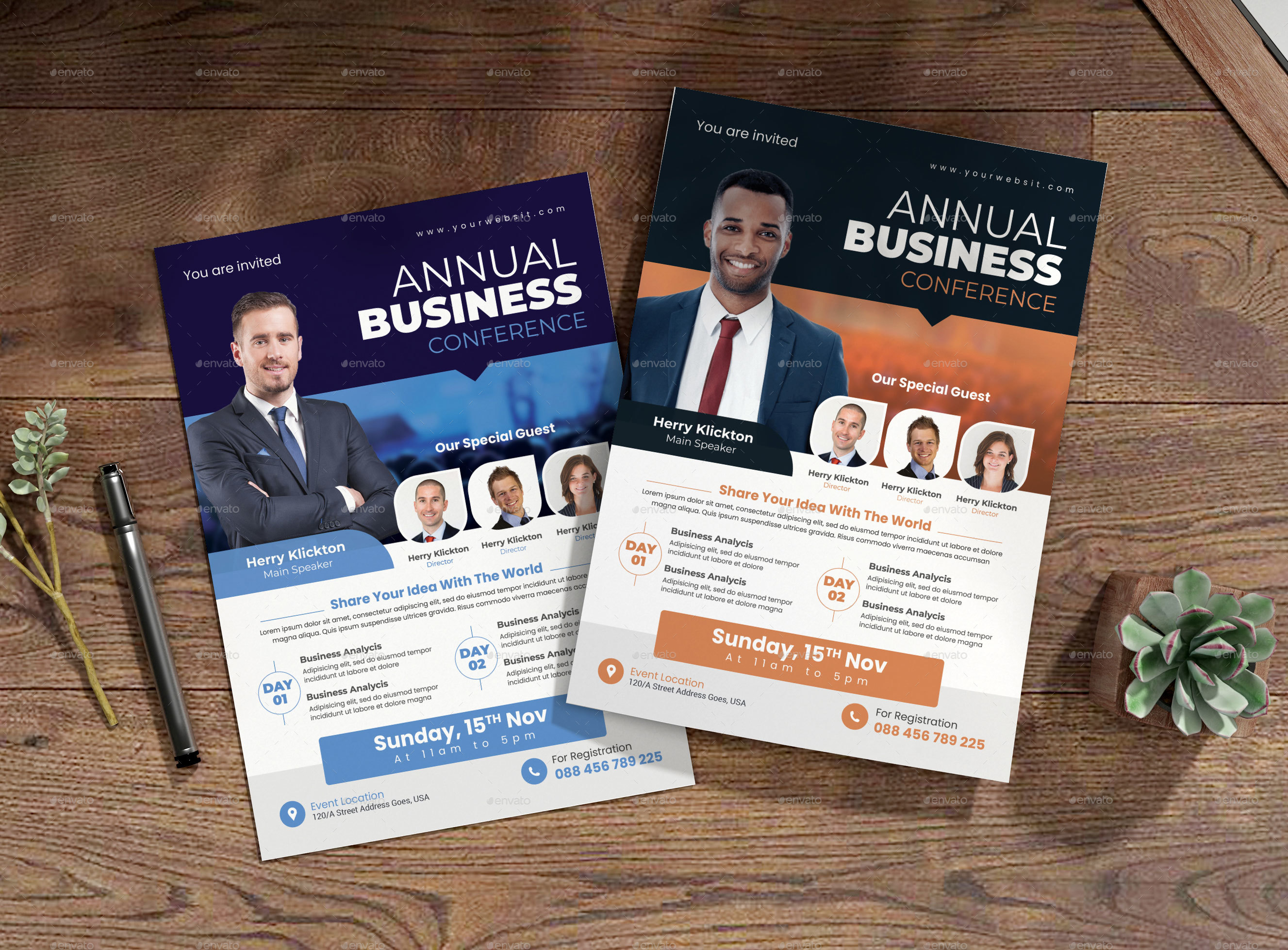 Conference Flyer, Print Templates | GraphicRiver