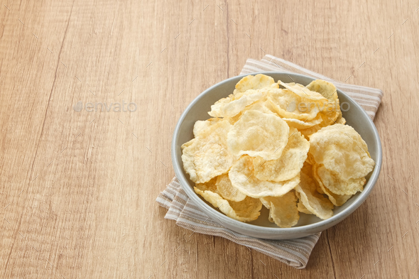 Emping, Indonesian traditional snack Stock Photo by tyasindayanti ...