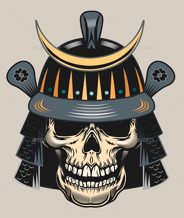 Colored Skulls Tattoo Set, Vectors | GraphicRiver