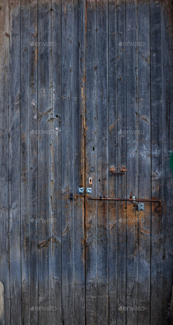 Dark Wooden Door Texture