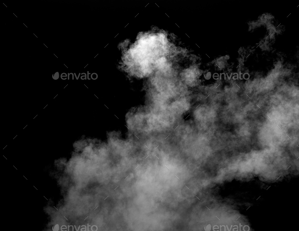 smoke steam fog air background shape black Stock Photo by dvatri ...