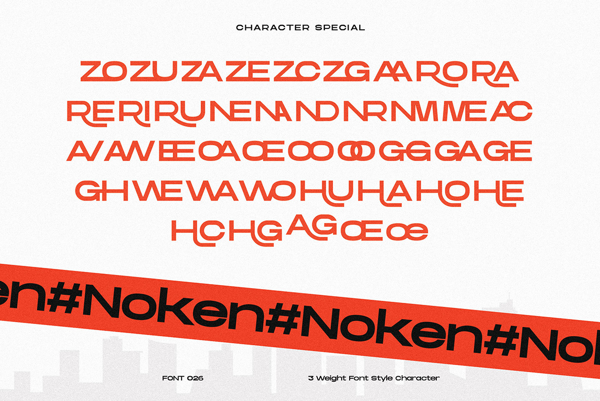 Noken Extended - Versatile Typeface, Fonts | GraphicRiver
