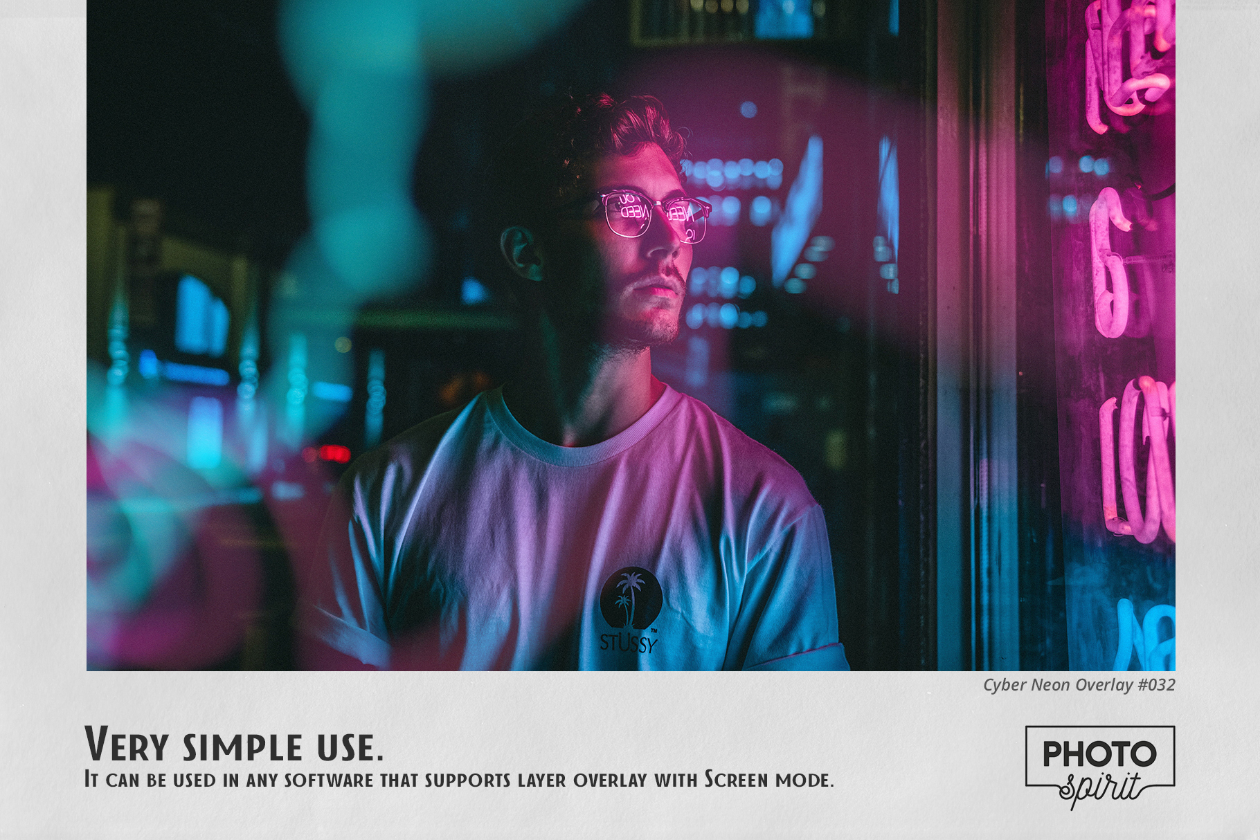 Cyber Neon Effect Overlays by Graphic-Spirit | GraphicRiver