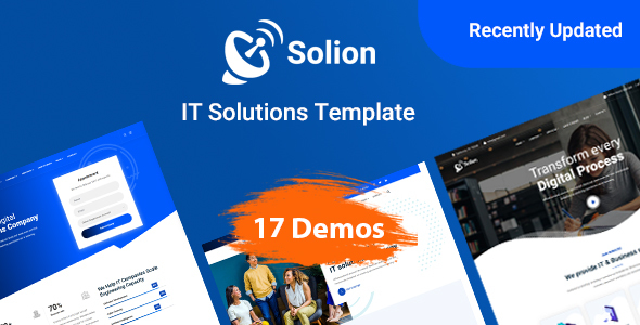 Solion - Technology & IT Solutions Template by validthemes | ThemeForest